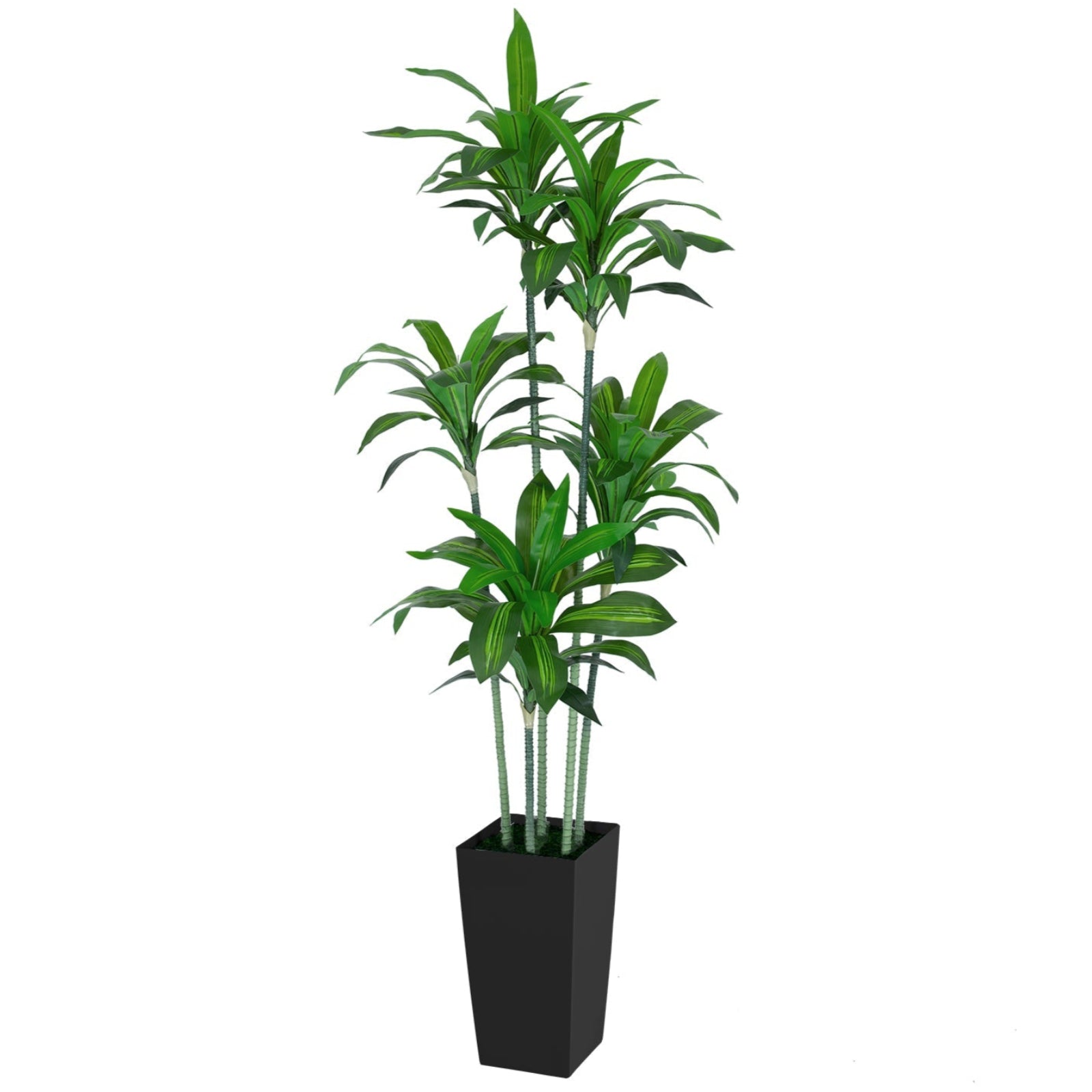 6FT Dracaena Draco Artificial Dragon Tree Realistic Dracaena Fragrans ...