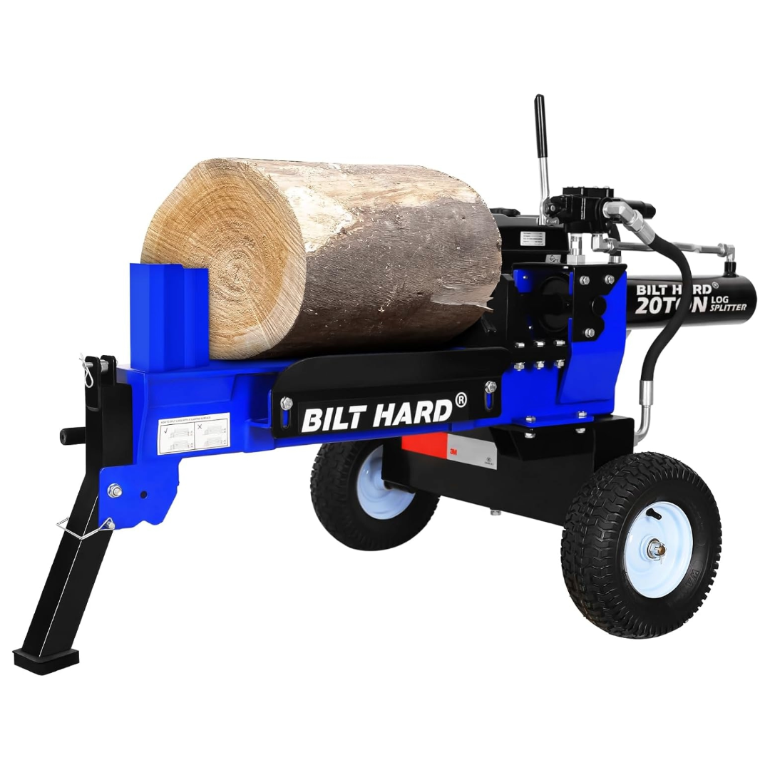 Log Splitter | 20 Ton Gas Wood Splitter with 7 HP 209cc OHV Engine ...