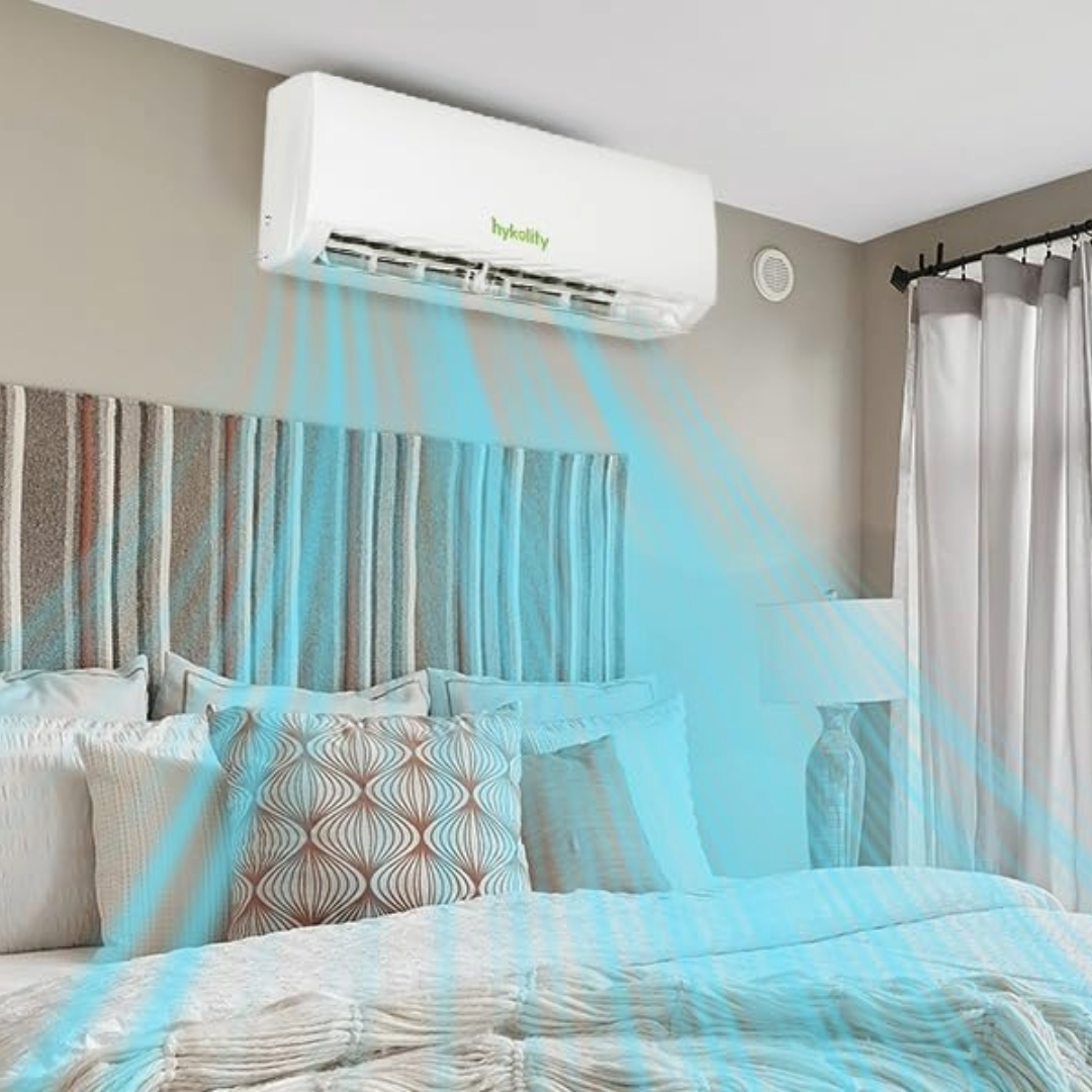 HYKOLITY Wifi Enabled 12,000 BTU Mini Split Air Conditioner & Heater ...