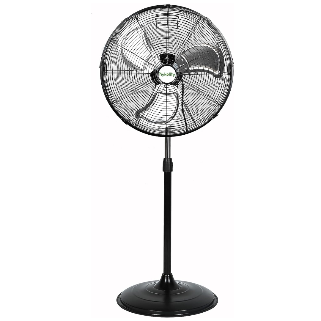 20" High Velocity Pedestal Fan, 5200 CFM 3-Speed Fan – Hykolity