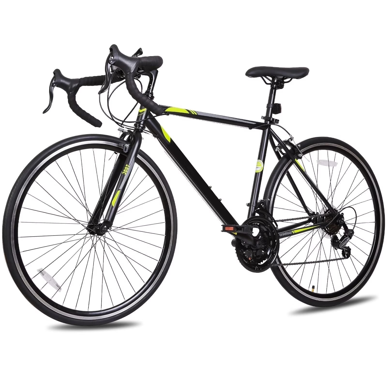WEIZE Road Bike, 700C Wheel City Commuter Bicycle, 14 Speed Drop Bar ...