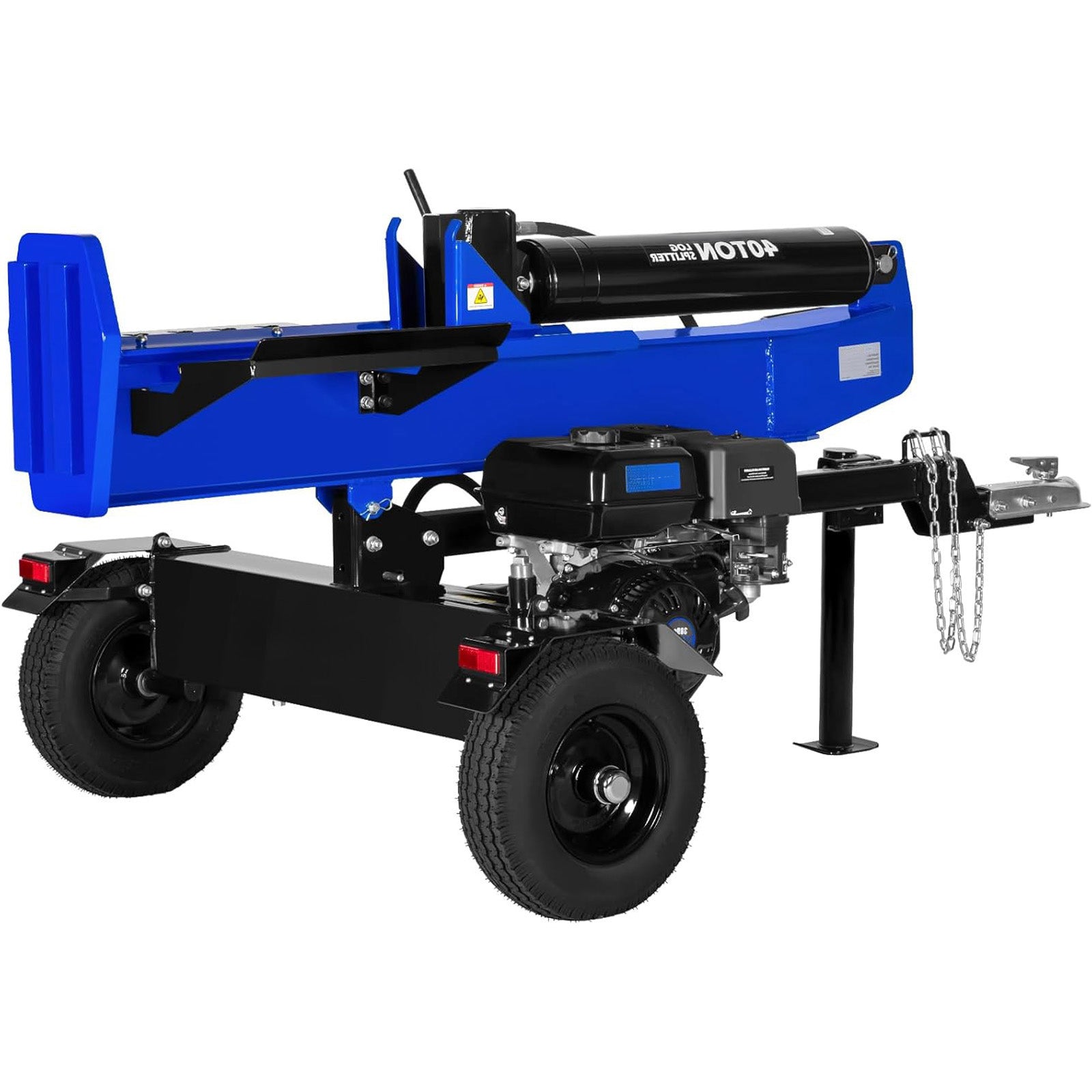 Hykolity Gas Log Splitter Full Beam 40 Ton Auto Return Horizontal/Vert