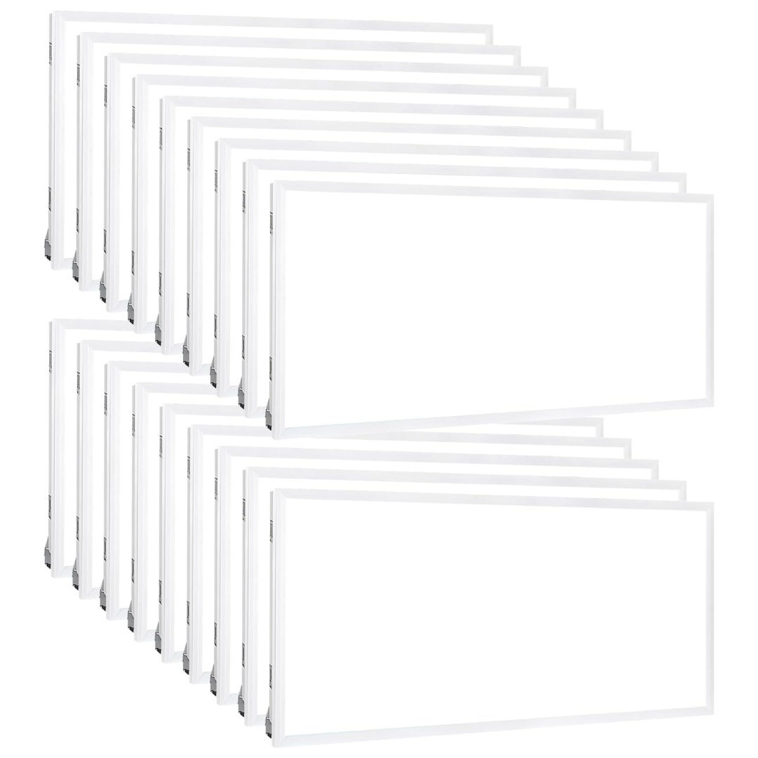 2x4 FT 50W/40W/30W White LED Flat Panel Troffer Light, 115LM/W, 5000K ...